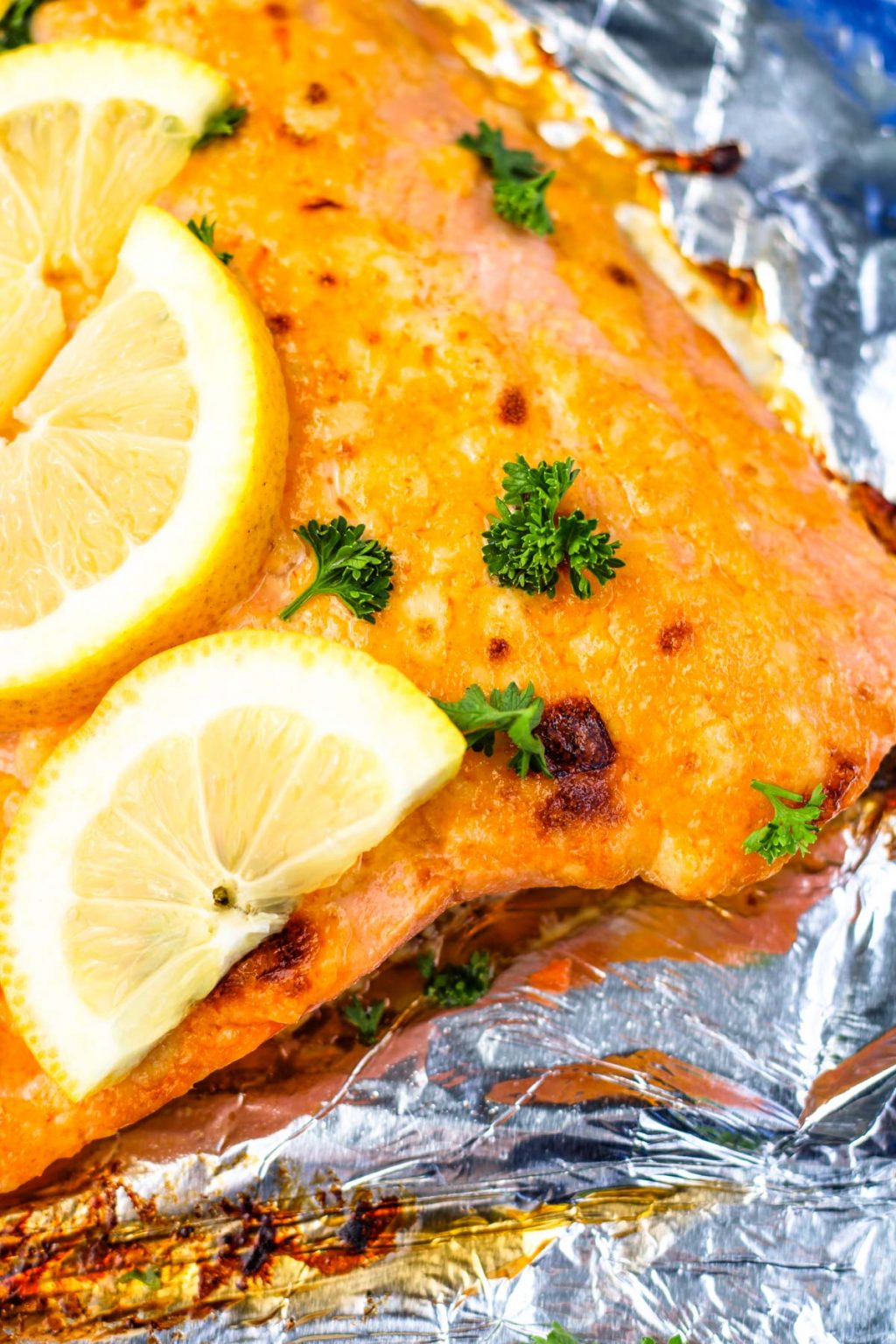 Easy Baked Salmon with Mayo - Eats by April