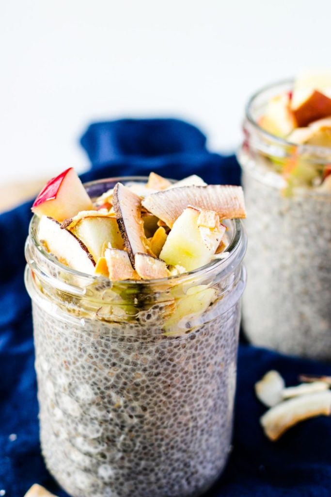 Apple Cinnamon Chia Pudding (breakfast) - Eats by April