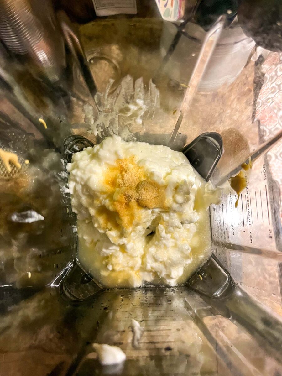 Healthy Vegetable Dip (High Protein) - Eats by April