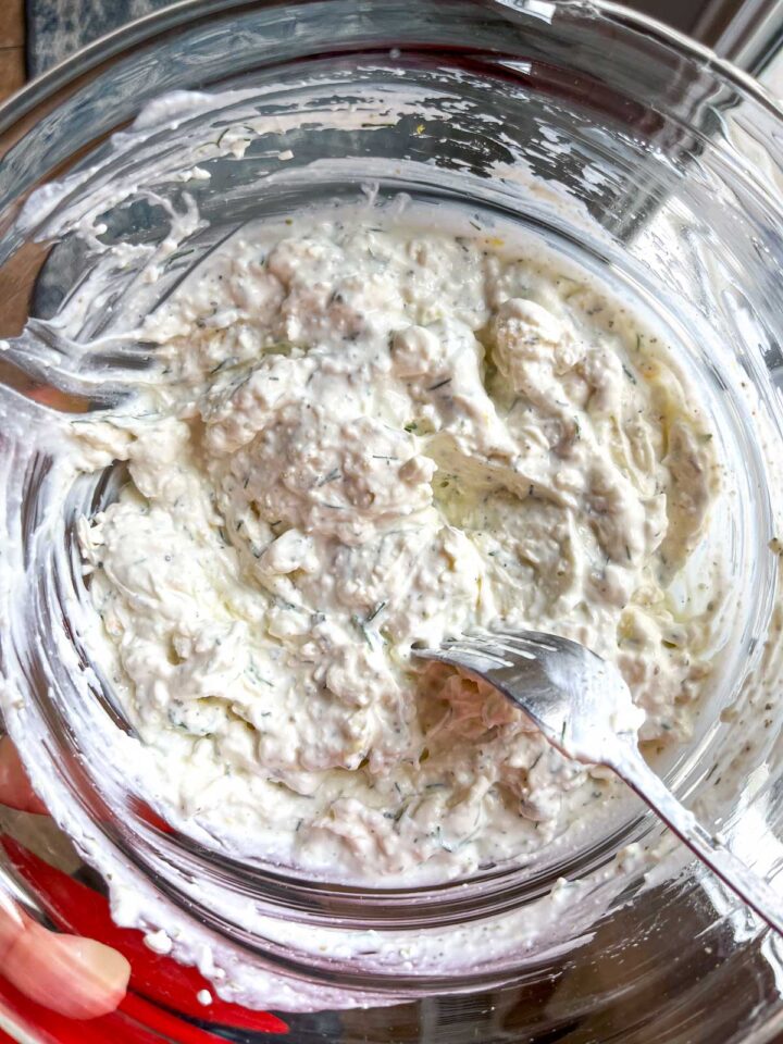 Greek Yogurt Cream Cheese Dip Recipe - Eats by April