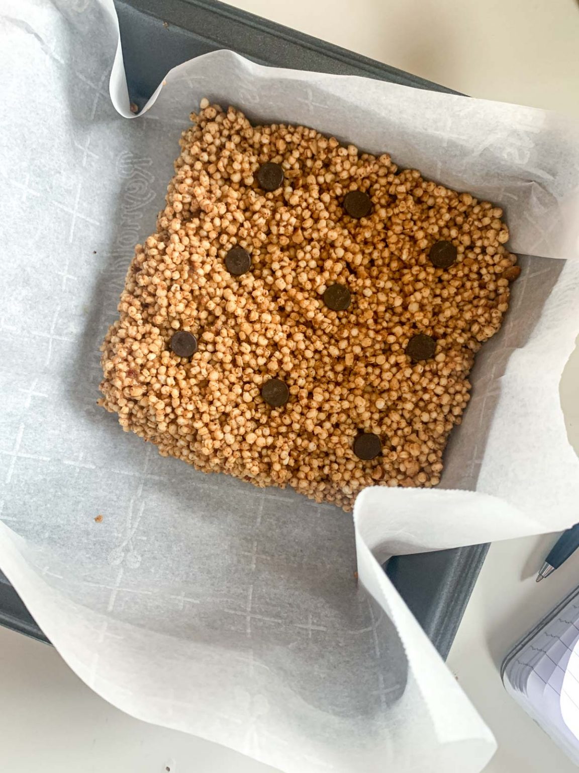 Puffed Quinoa Bars with Almond Butter - Eats by April